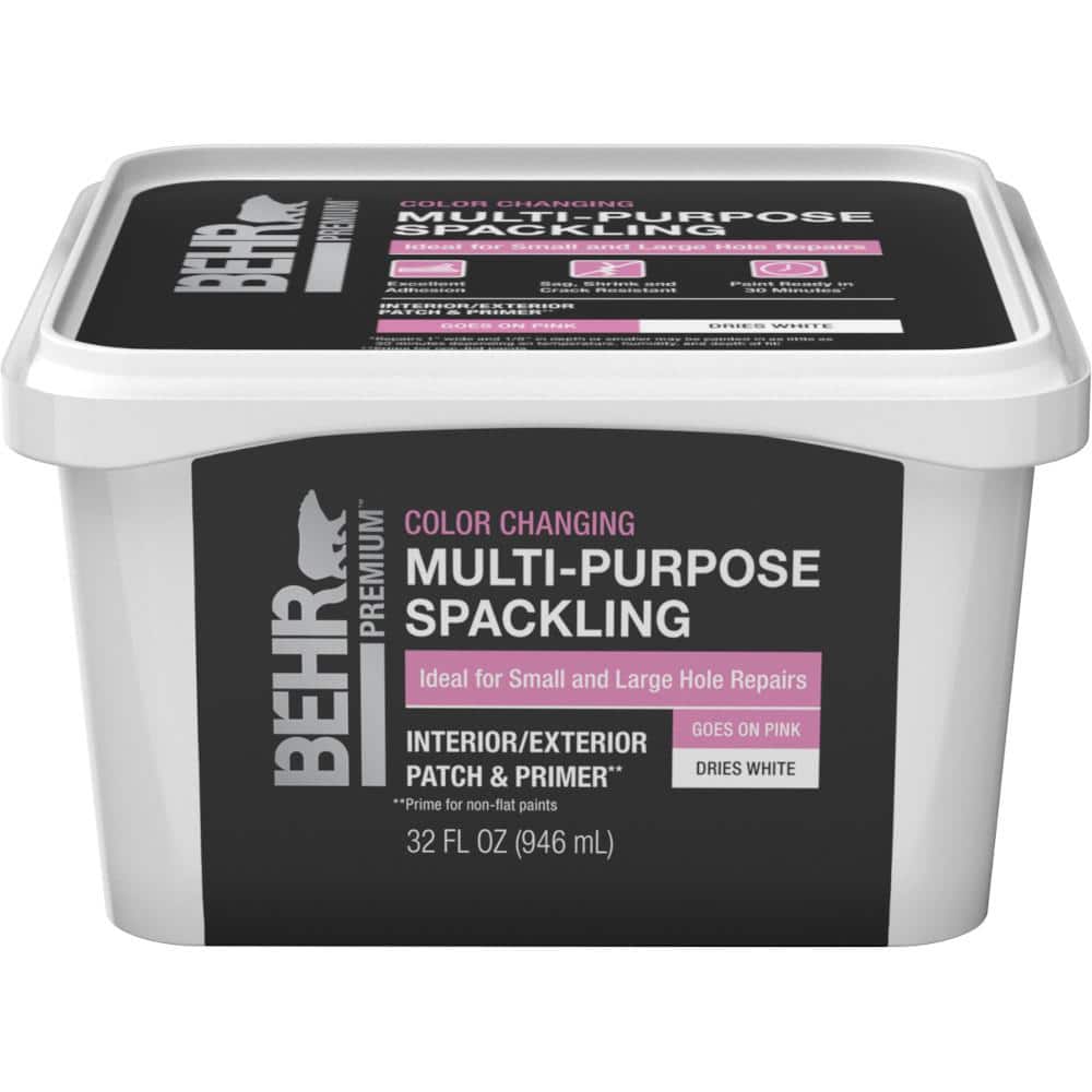 BEHR PREMIUM 32 oz. Color Changing Multi-Purpose Spackling Compound ...