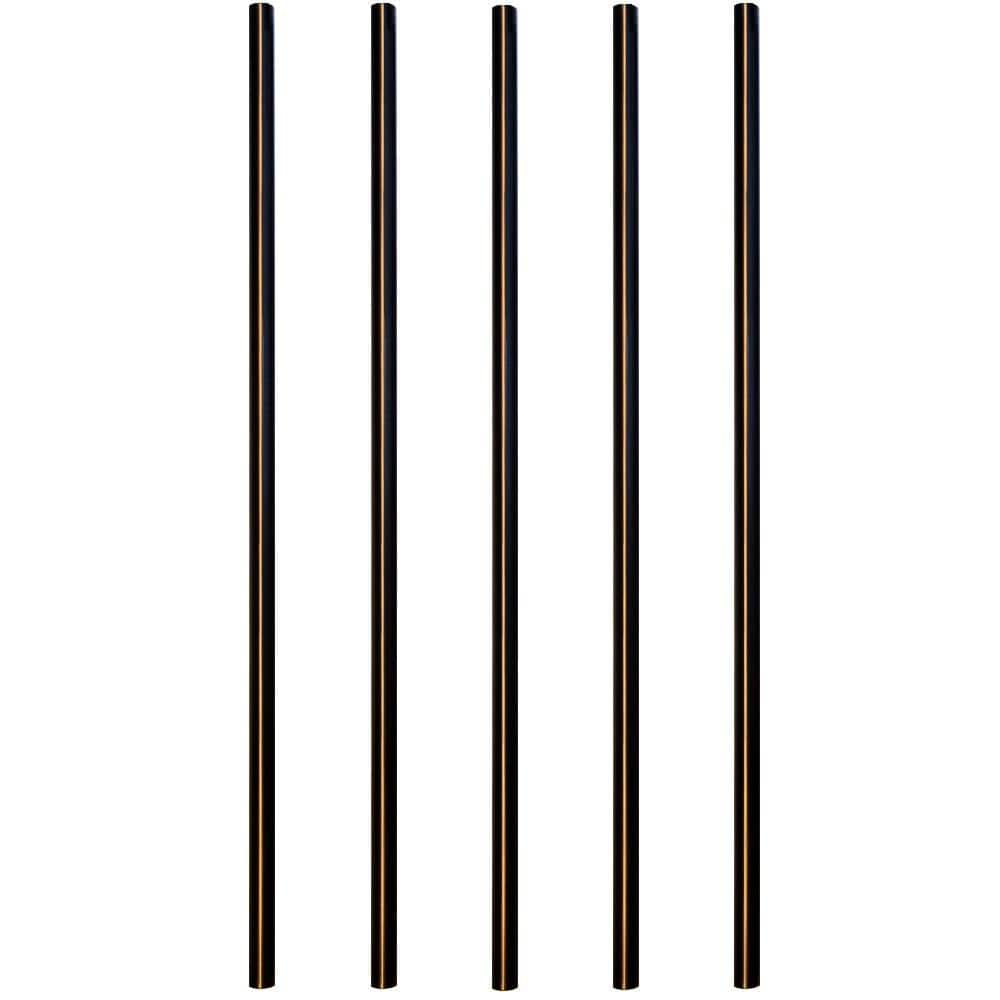 Have a question about Pegatha 32 in. x 3/4 in. Black Aluminum Round ...