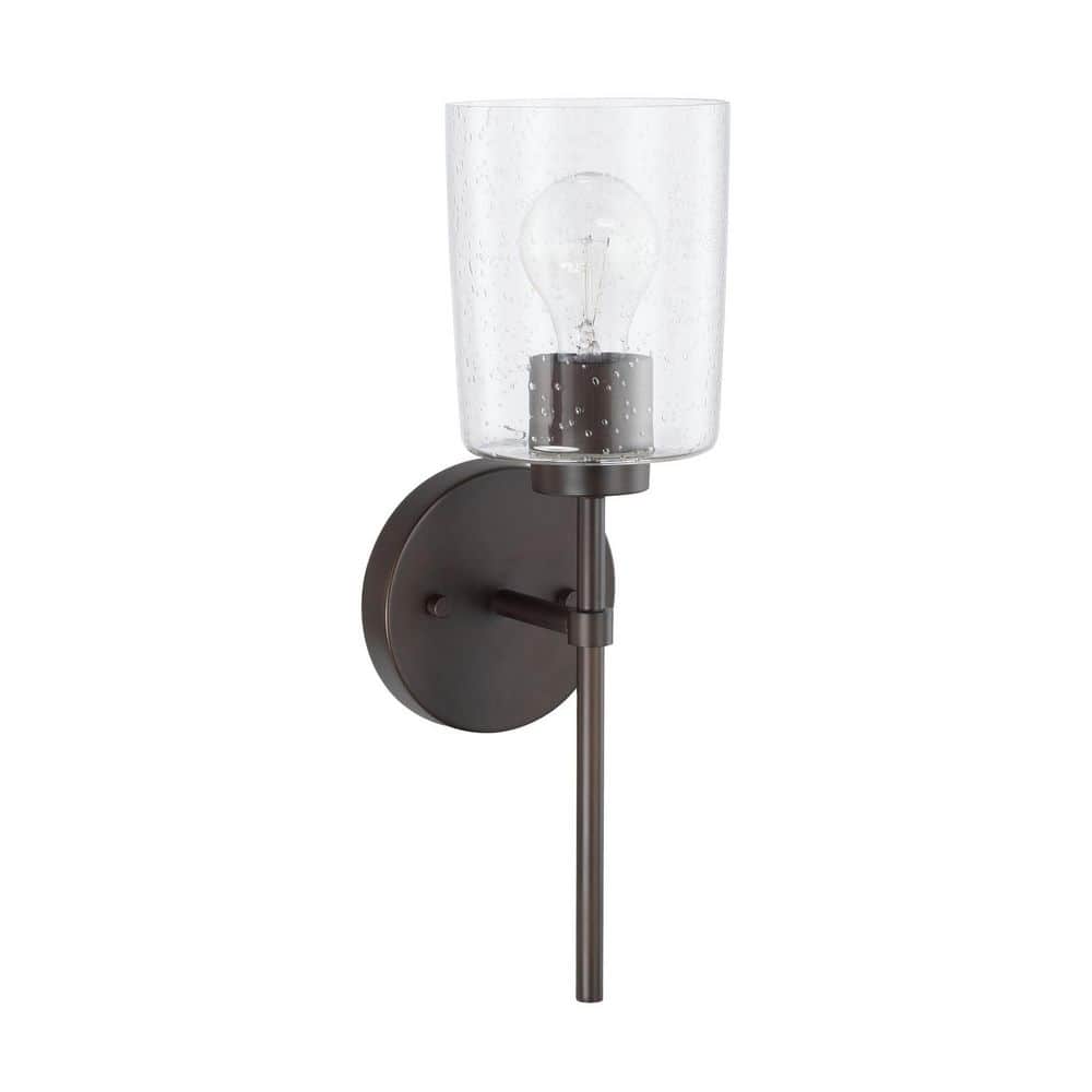 Capital Lighting Fixture Company Greyson 5 in. 1-Light Bronze Sconce ...
