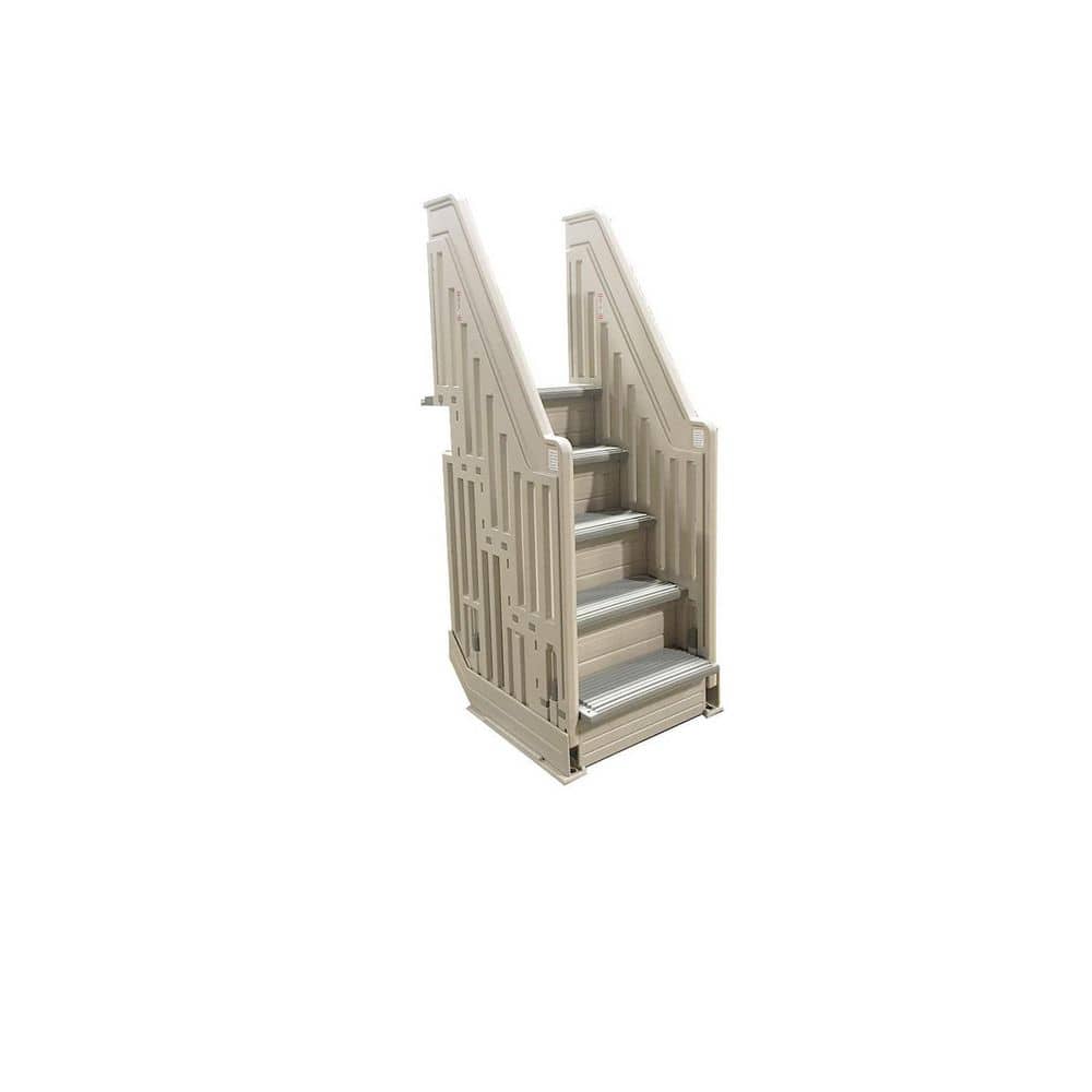 Confer Plastics Pool Entry System Series 5 step apparatus for Above ...