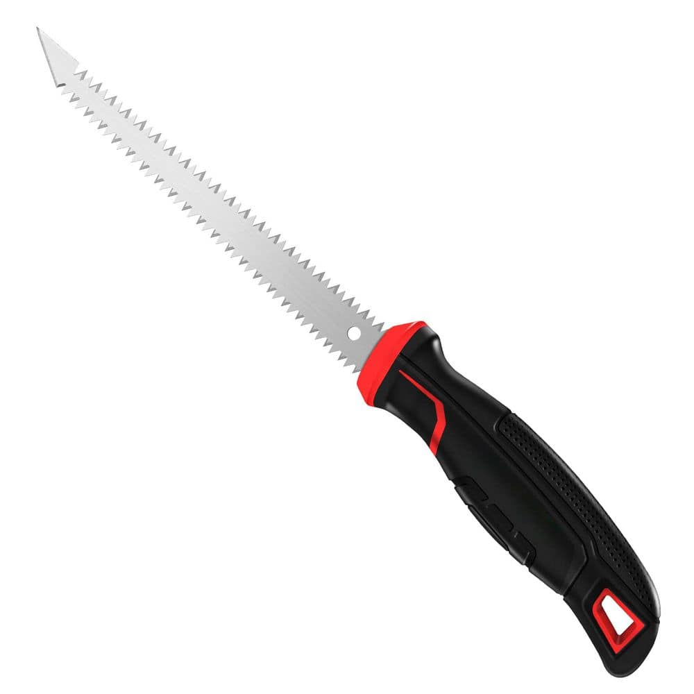 6 in. Double Edge Drywall Jab Saw with Soft Grip Handle and Sharp Tip ...