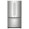 Reviews for KitchenAid 36 in. 20 cu. ft. Counter-Depth French Door ...