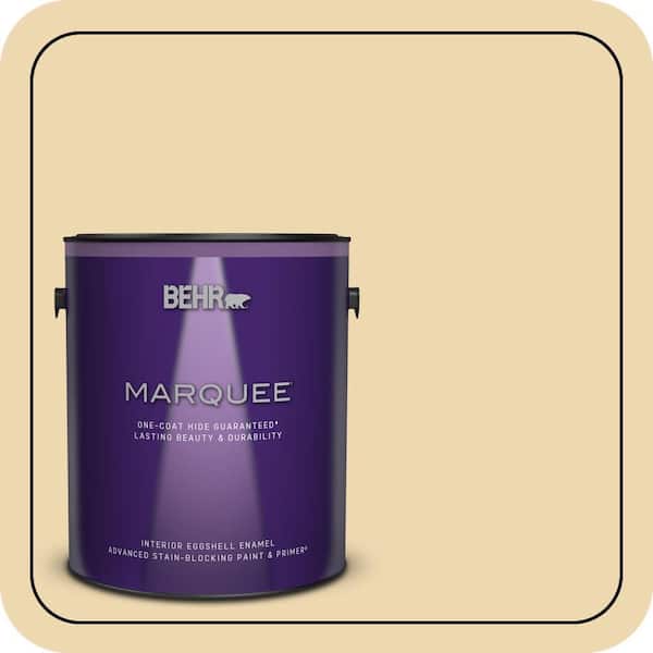 BEHR MARQUEE 1 gal. #PPU6-11 Hummus Eggshell Enamel Interior Paint ...