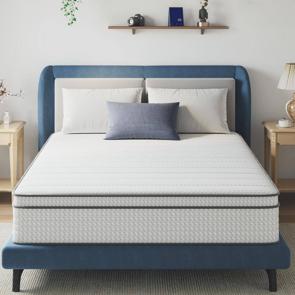 Avenco Classic Queen Medium Firm Hybrid Mattress 12 in. in a box with ...