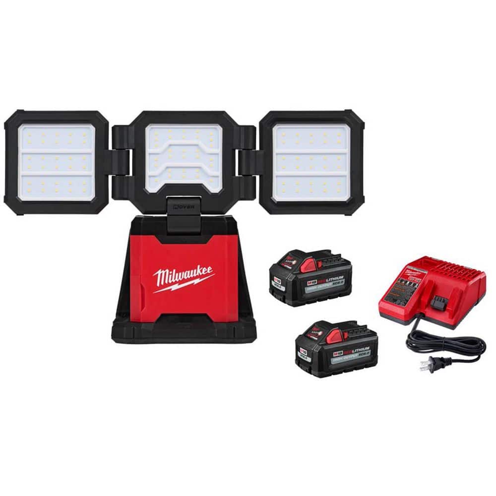 Milwaukee M18 18-Volt Lith-Ion Cordless 4500 Lumens ROVER Dual Power ...