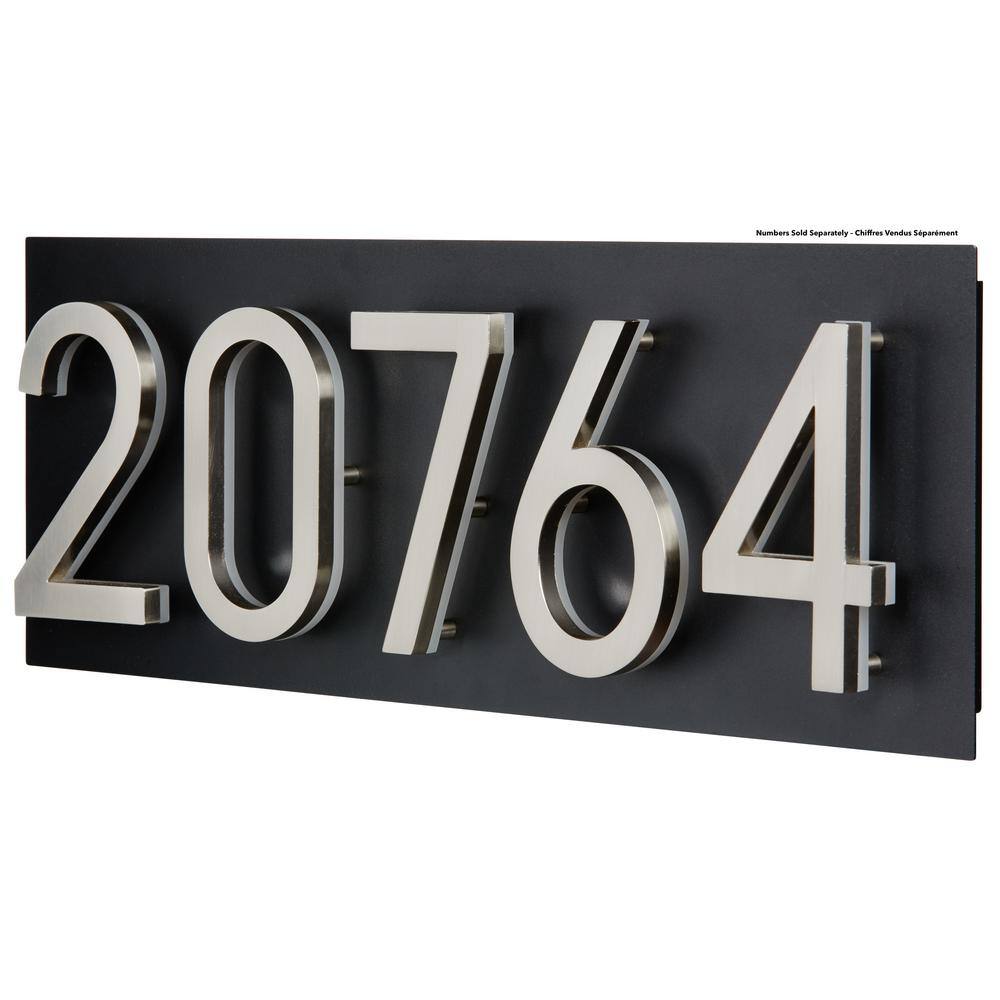 KLASSEN BRONZE LIMITED Large Rectangular Address Plaque for LED Backlit ...