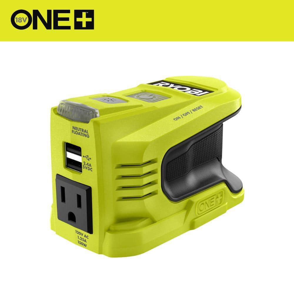 Reviews for RYOBI 18V ONE+ 150-Watt Portable Battery Inverter Power ...
