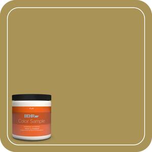 BEHR PREMIUM PLUS 8 oz. #M310-6 Bitter Lemon Semi-Gloss Interior ...