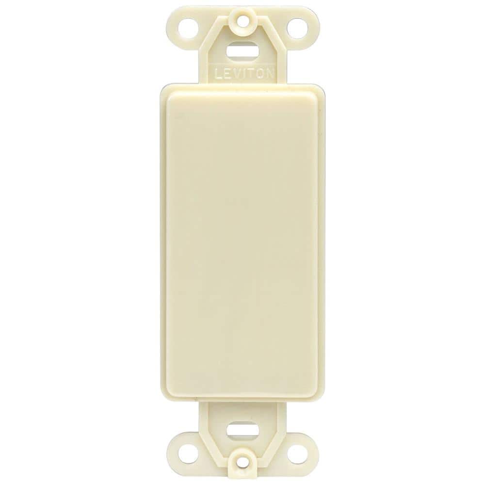 Leviton Decora 1-Gang Ivory Nylon Wall Plate Adapter Insert (1-Pack ...