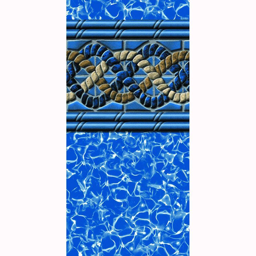 Swimline 2000 Series 15 ft. x 30 ft. Oval 54 in. Uni-Bead Mystri Gold ...