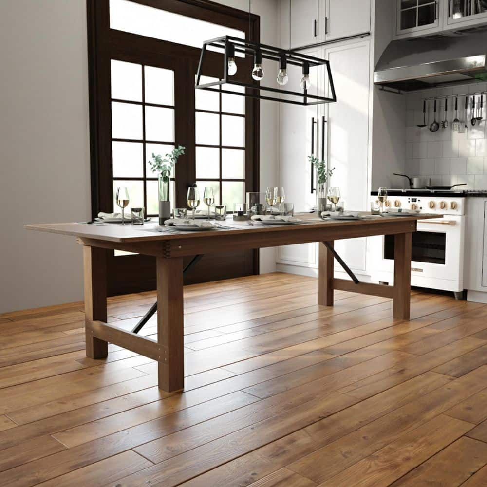 Carnegy Avenue Hercules Series 9 ft. x 40 in. Rustic Solid Pine Folding ...