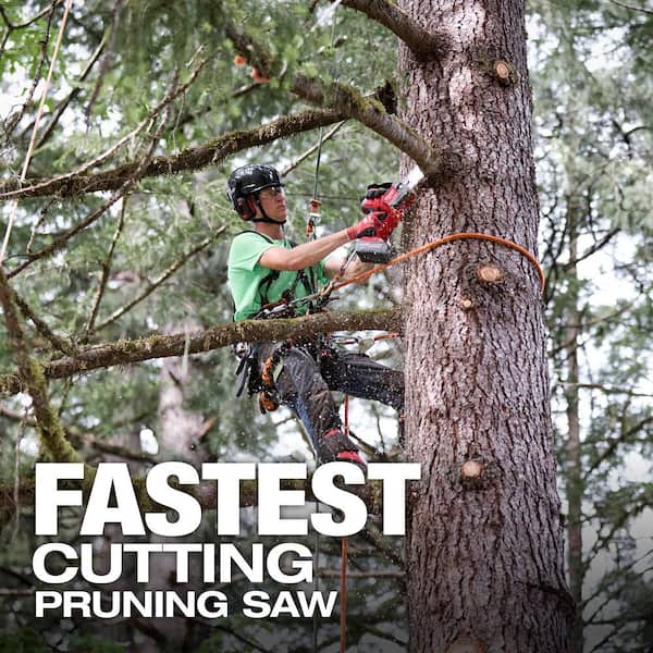 Milwaukee M18 FUEL 18V Lithium-Ion Brushless Battery 8 in. HATCHET Pruning Saw (Tool-Only) 3004 ...