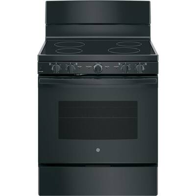 Black - GE - Single Oven Electric Ranges - Electric Ranges - The Home Depot