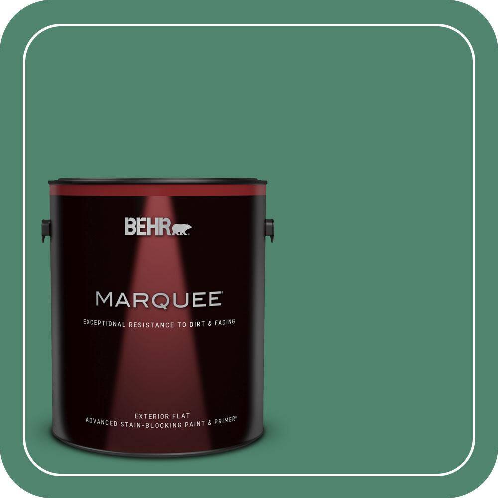 BEHR MARQUEE 1 gal. #480D-6 Billiard Room Flat Exterior Paint & Primer ...