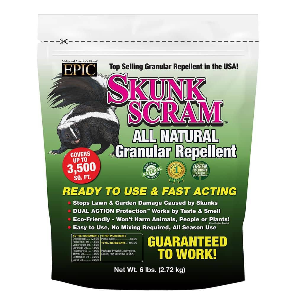 EPIC REPELLENTS Skunk 6 lbs. Repellent Granular Shaker Bag 202060 - The ...