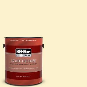 BEHR ULTRA 1 qt. #370A-1 Moon Mist Extra Durable Satin Enamel Interior ...