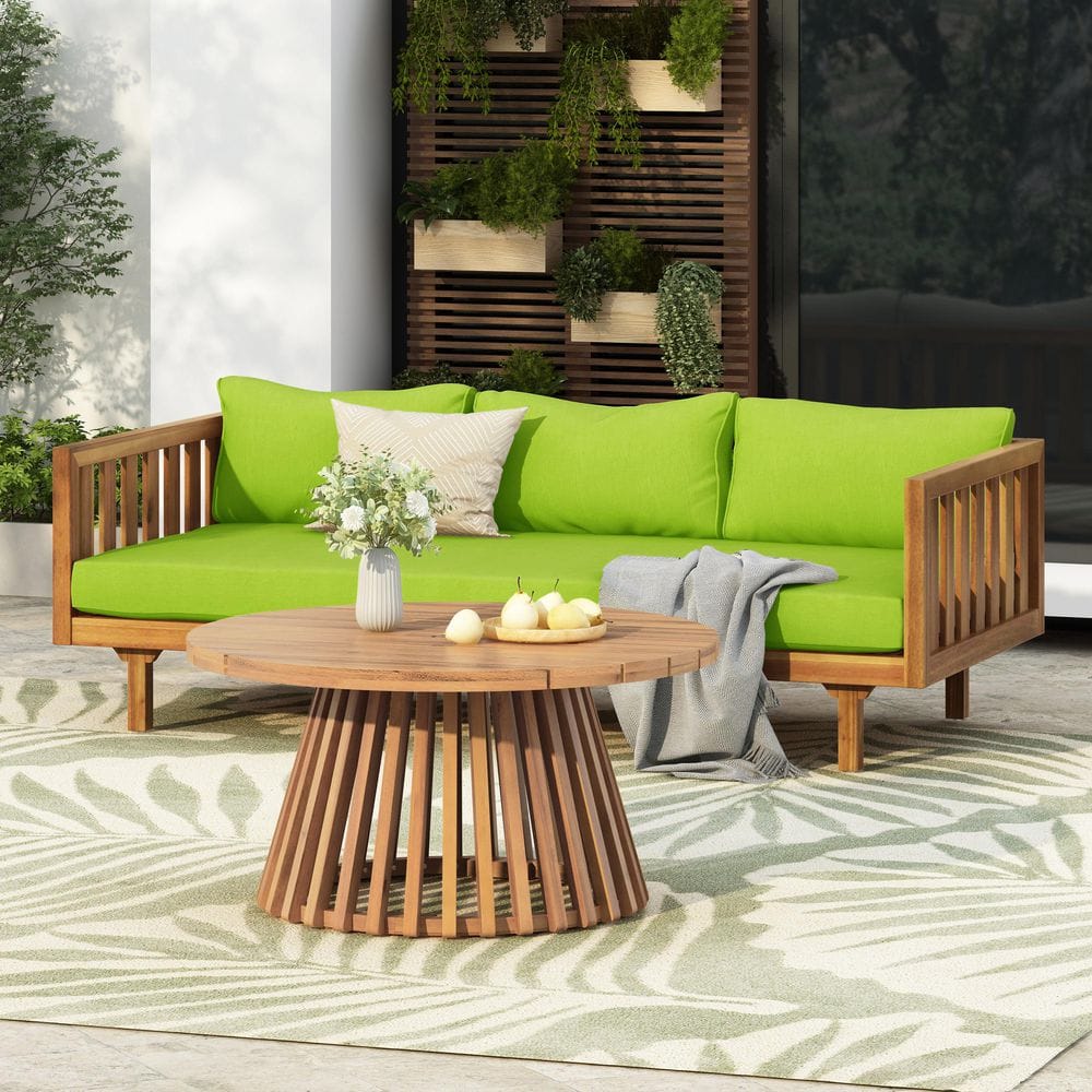 CHRISTOPHER KNIGHT HOME Lainey Modern 2-Piece Solid Wood Patio ...