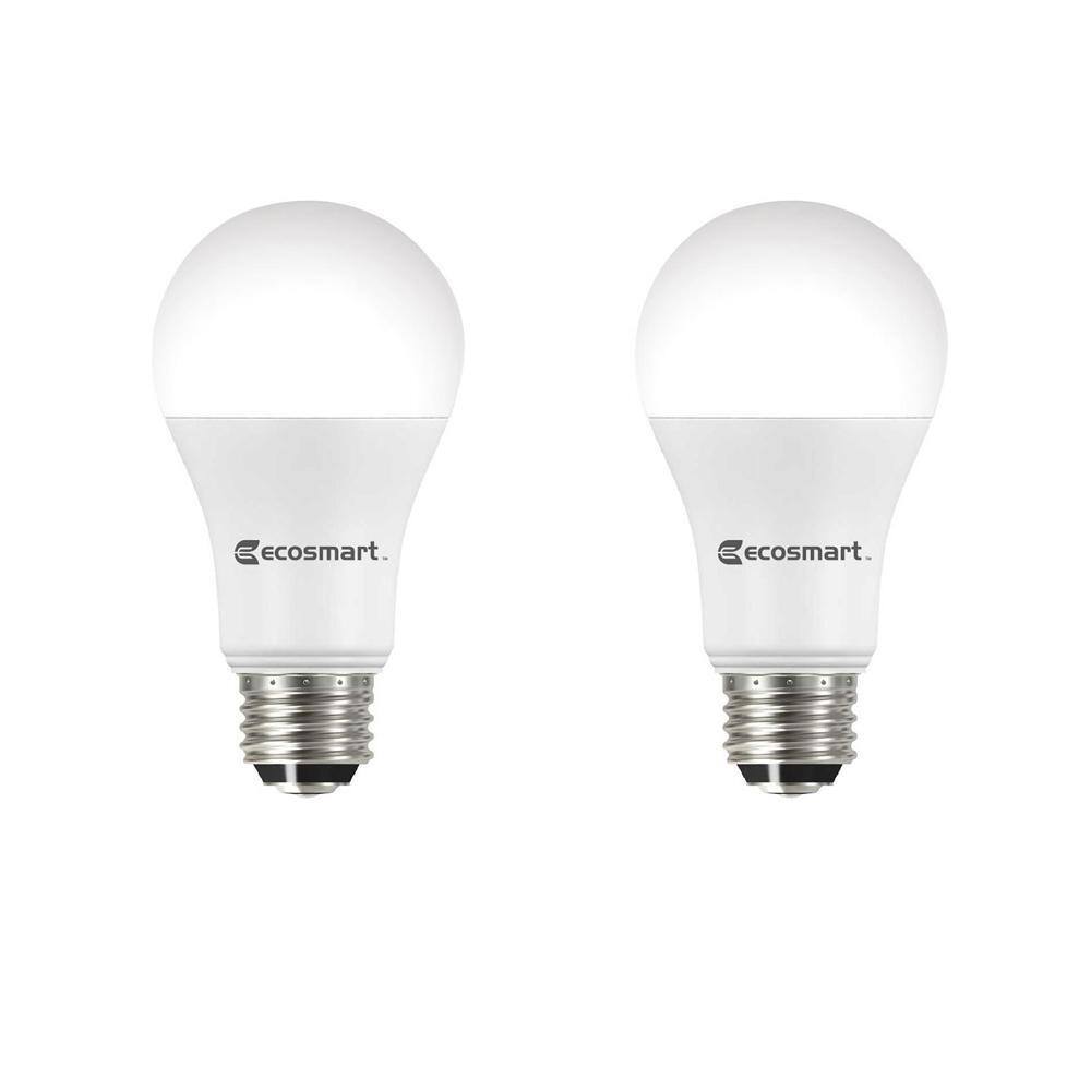 EcoSmart 40/60/100-Watt Equivalent A19 Energy Star 3-Way LED Light Bulb ...