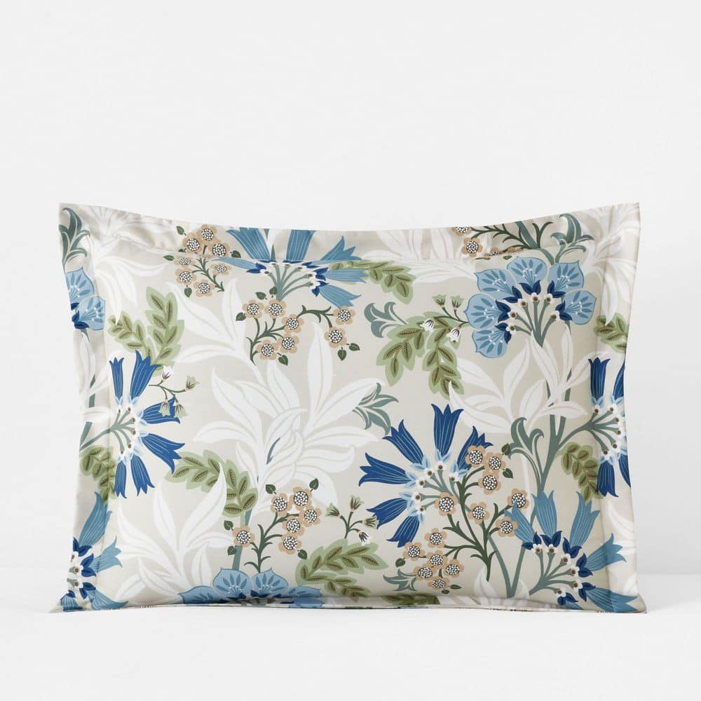 The Company Store Legends Hotel Lilia Floral Beige Multi Wrinkle-Free ...