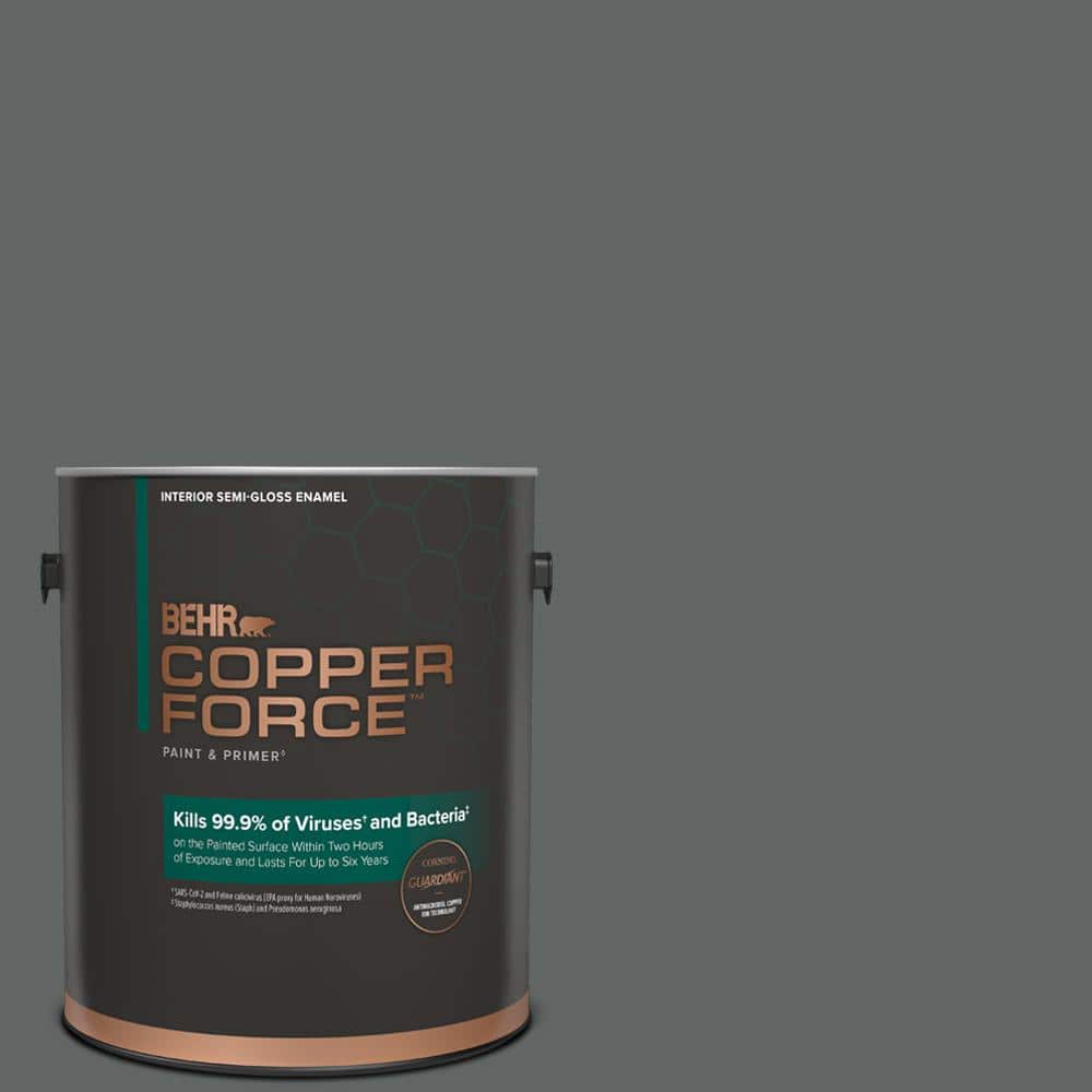 COPPER FORCE 1 gal. #HDC-MD-28 Cordite Semi-Gloss Enamel Virucidal and ...
