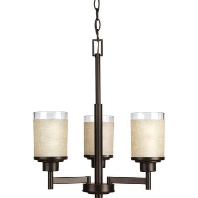 Progress Lighting Alexa Collection 2-Light Antique Bronze Etched Umber ...