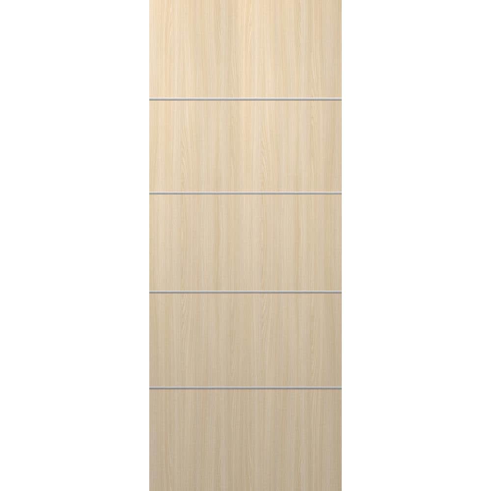 Belldinni Optima 4H 30 in. x 80 in. No Bore Solid Composite Core Loire Ash Composite Wood ...