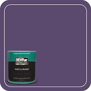 BEHR DYNASTY 1 gal. #P570-7 Proper Purple Satin Enamel Exterior Stain ...