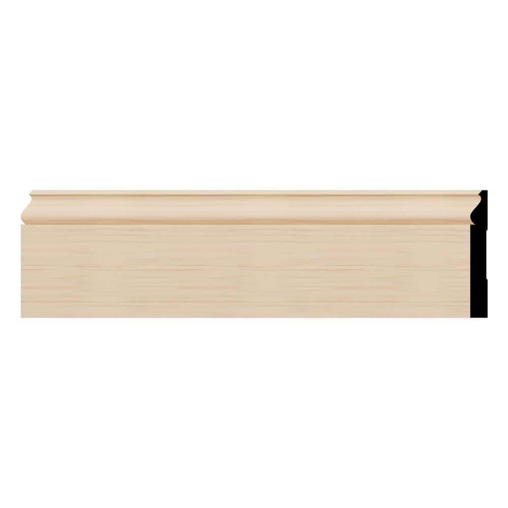 Ekena Millwork WM163 0.56 in. D x 5.25 in. W x 96 in. L Wood Alder ...