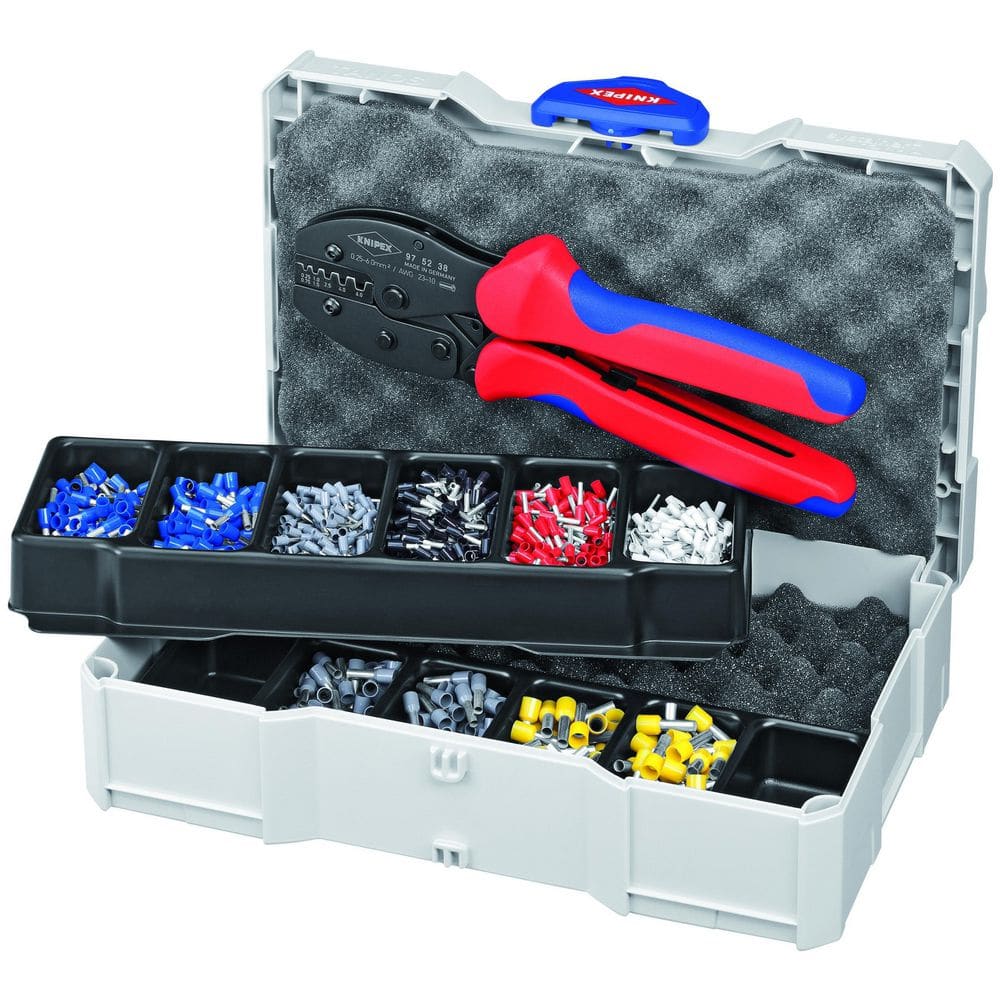 KNIPEX Crimping Kit (Preciforce Wire Stripper and assortment of ...