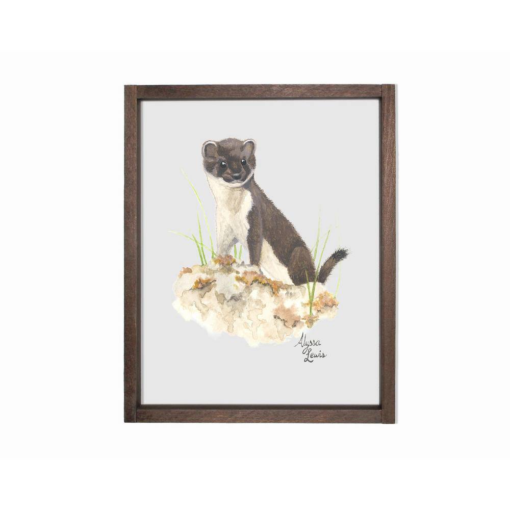 Woodland Tinies Otter Farmhouse Decorative Sign 11 in. x 14 in. FH1-WTO ...
