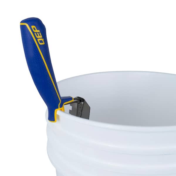 QEP 1/4 in. x 1/4 in. x 1/4 in. Comfort Grip Square-Notch Margin ...