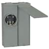 GE PowerMark Gold 100 Amp 2-Space 4-Circuit Meter Socket Load Center ...