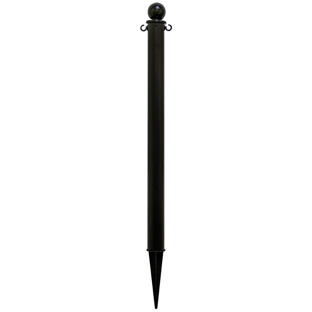 Mr. Chain 2.5 in. Black Ground Pole 95403 - The Home Depot