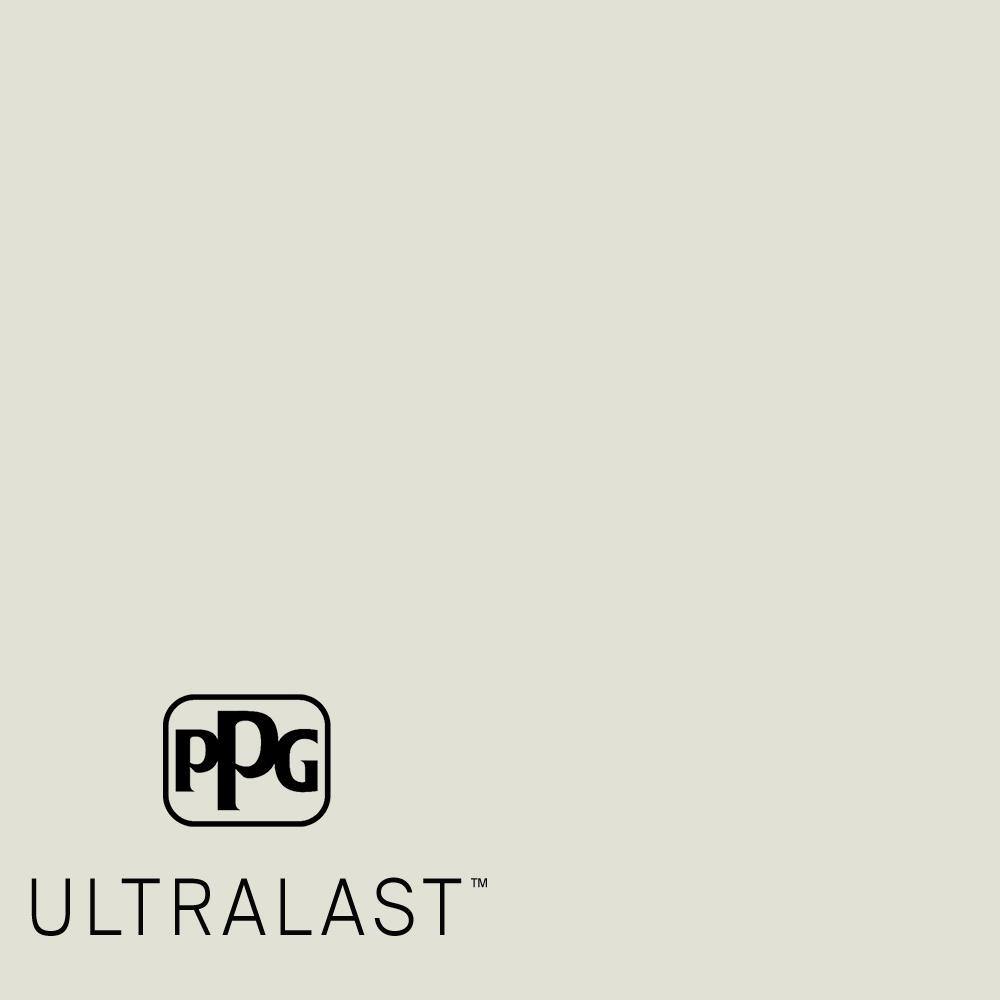 PPG UltraLast 5 gal. PPG1125-1 Rain Cloud Matte Interior Paint and ...