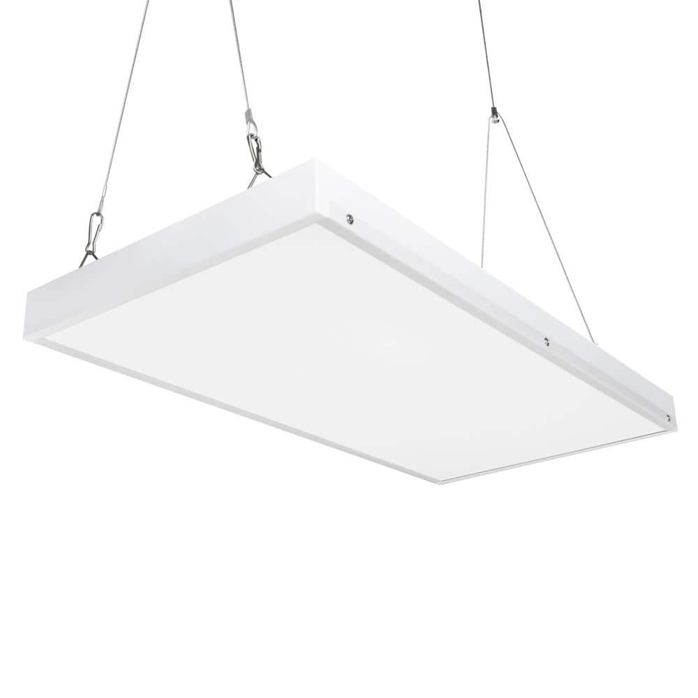 WYZM 2 ft. 400-Watt Equivalent Integrated LED White LED High Bay Light ...