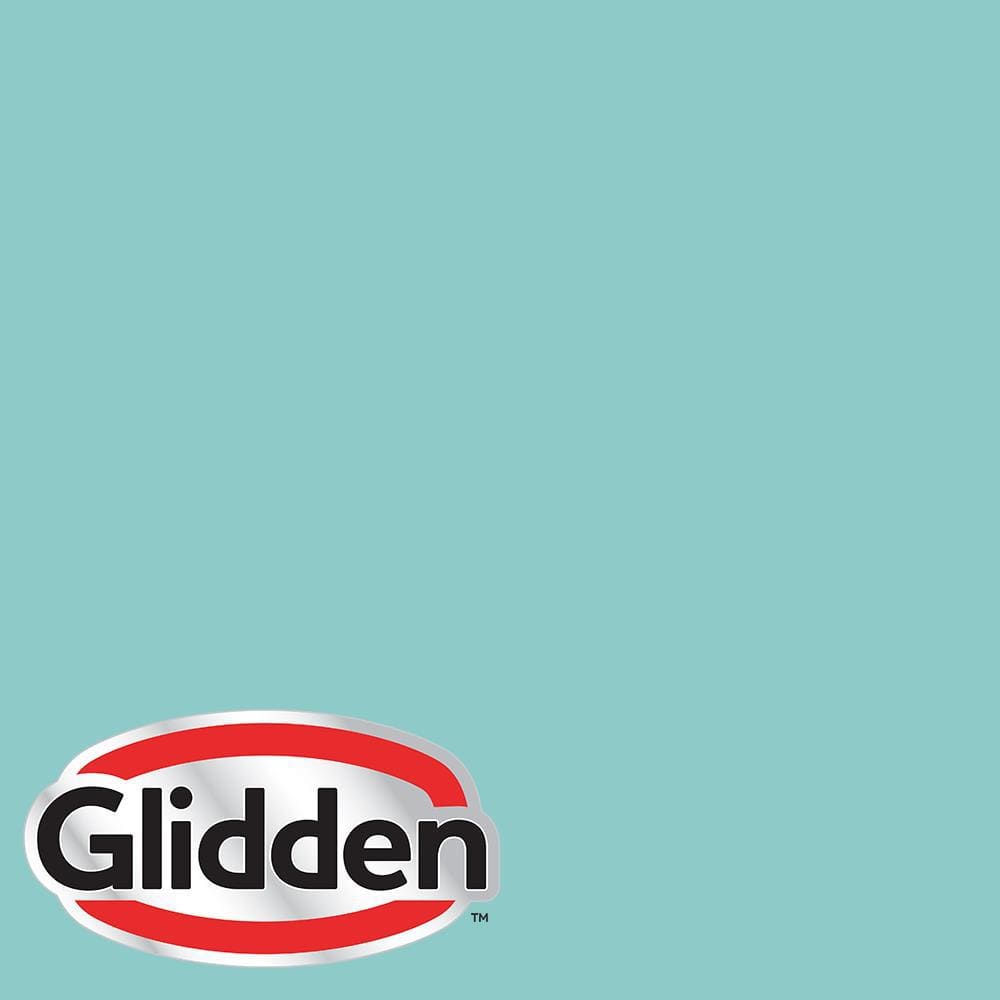 Glidden Essentials 5 gal. #HDGB20 Bermuda Bay Flat Exterior Paint ...