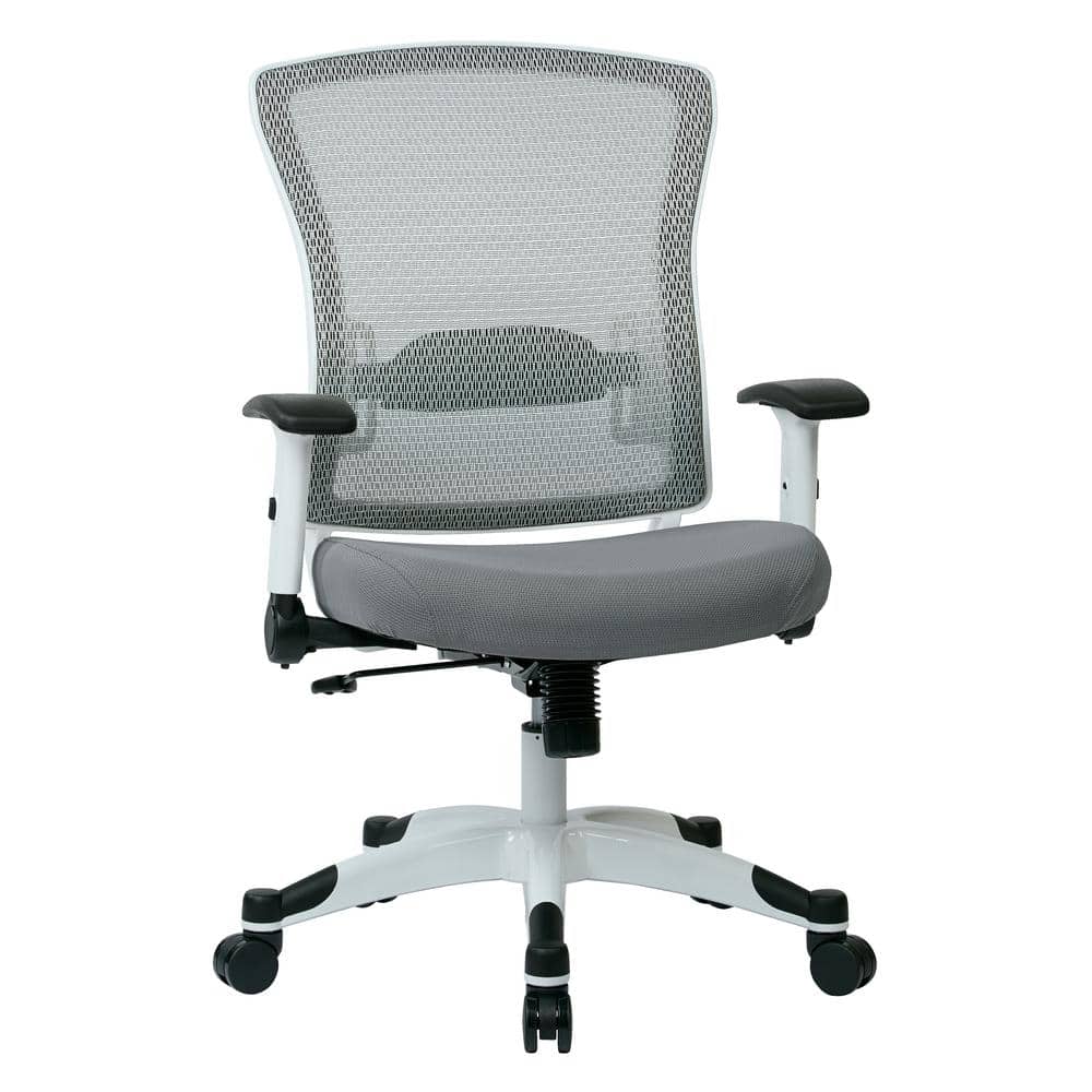 Office Star Products SPACE Seating Mesh Adjustable Height Cushioned ...