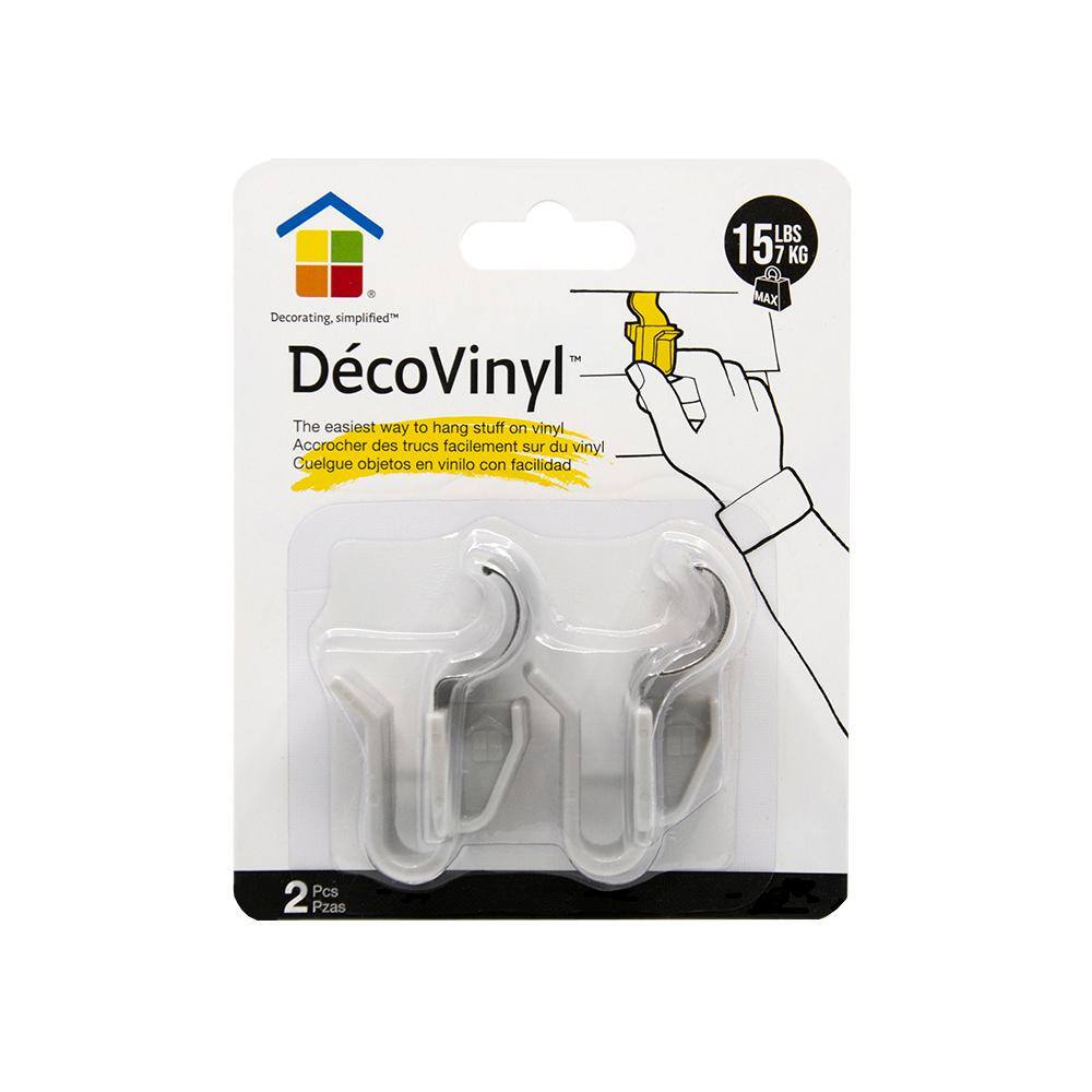 Deco Vinyl Hook Sampler Pack 5-100958 - The Home Depot