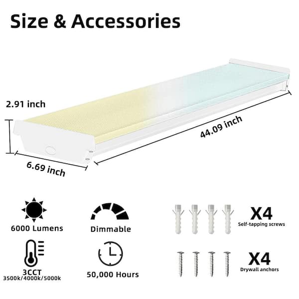 Parts Of A Light Fixture 4ft