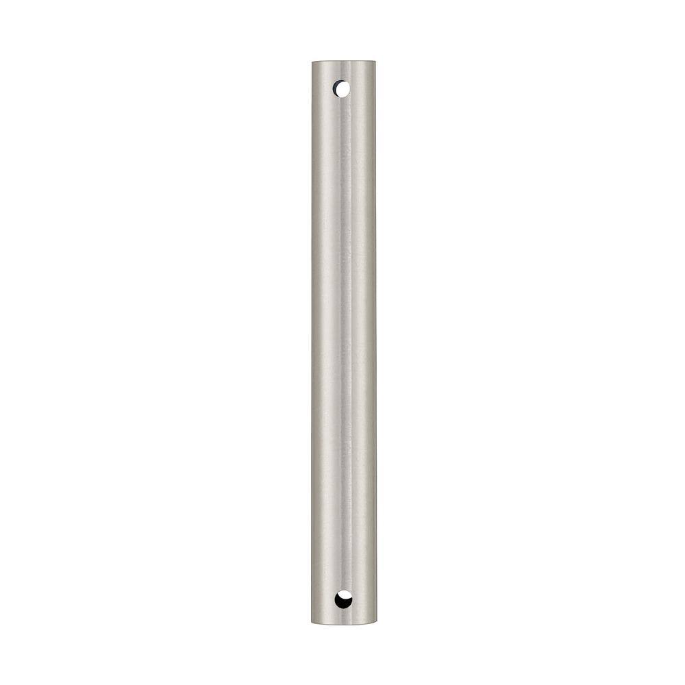 ARRANMORE LIGHTING & FANS 4 in. Brushed Nickel Steel Extension Downrod ...