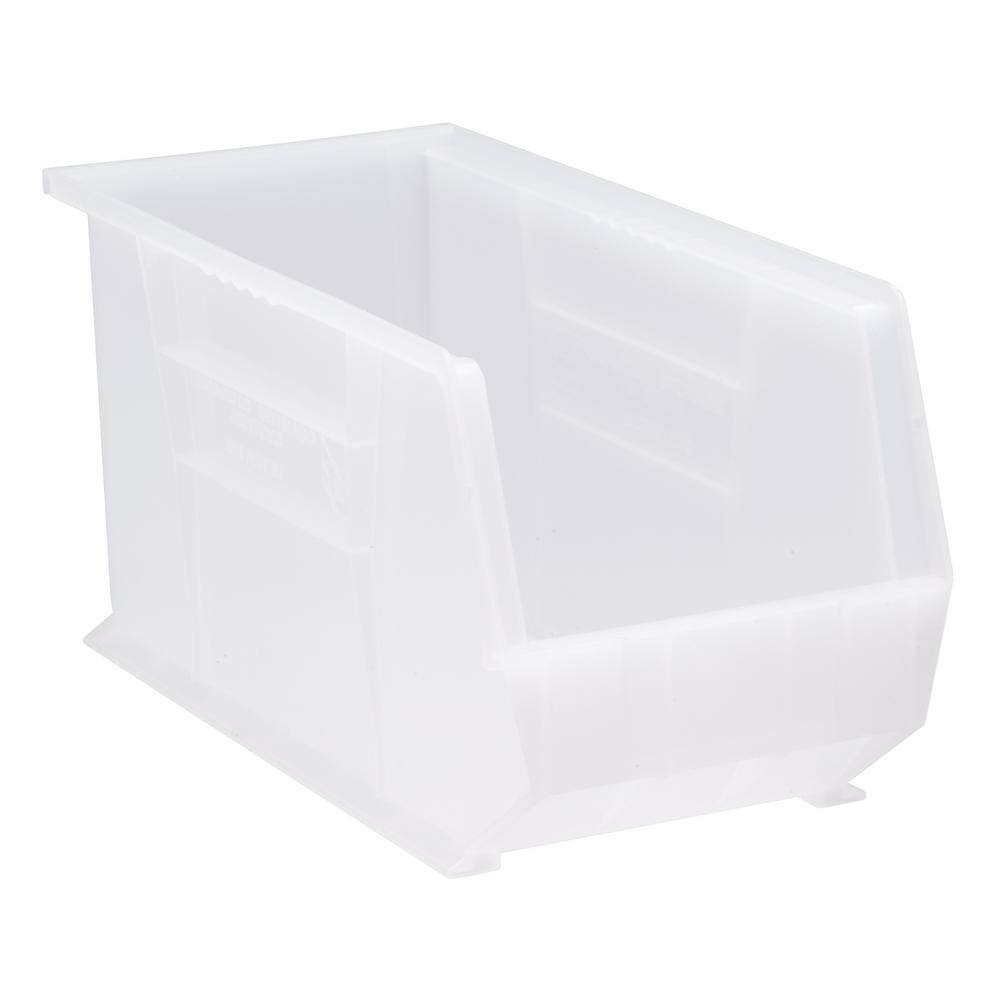 QUANTUM STORAGE SYSTEMS Ultra Series Stack and Hang 7 Gal. Storage Bin ...