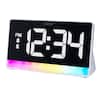 La Crosse Technology Color Changing Alarm Clock with Color Changing ...