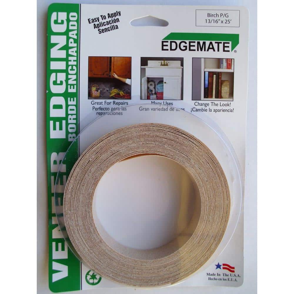 EDGEMATE 13/16 in. x 25 ft. Birch Edge Tape 657608 - The Home Depot
