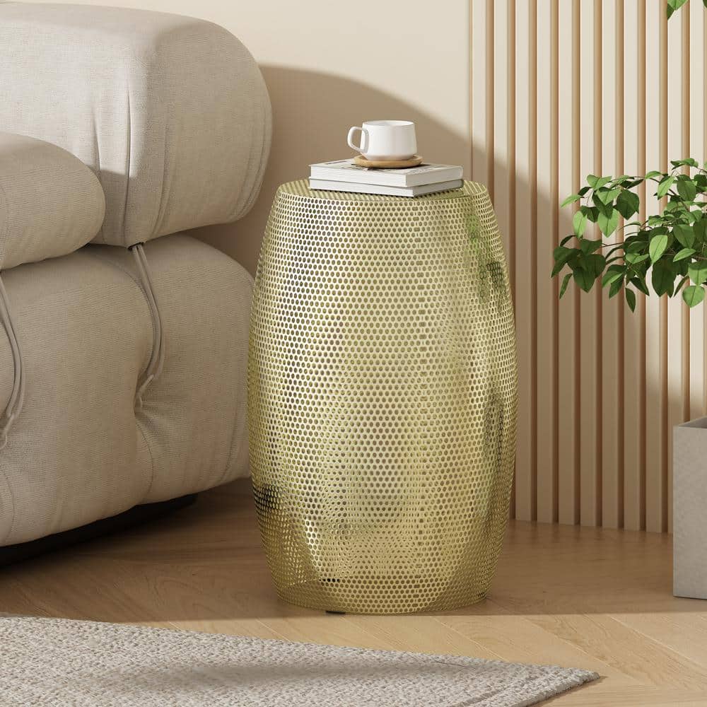 CHRISTOPHER KNIGHT HOME Litsar Modern Oval Hollowed Accent Side Table ...