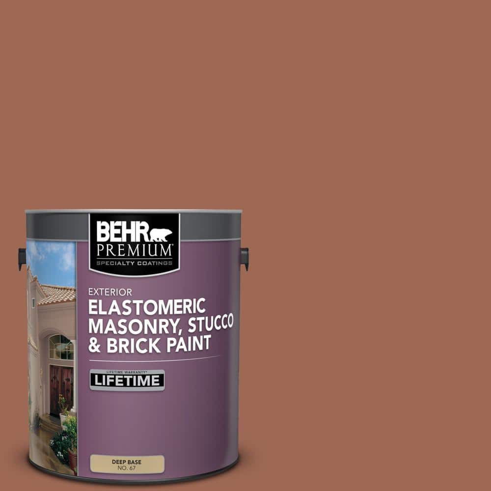 BEHR PREMIUM 1 gal. #S180-6 Perfect Penny Elastomeric Masonry, Stucco ...