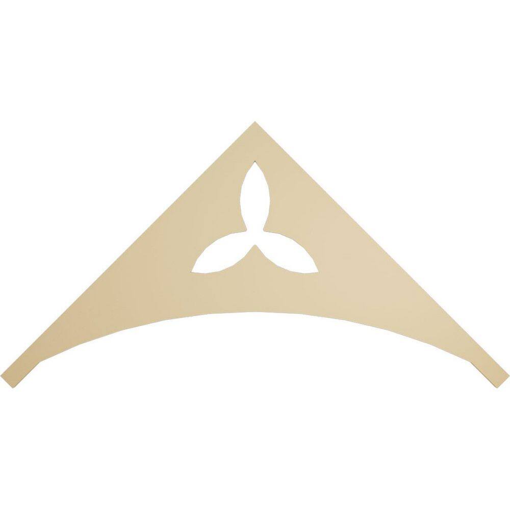 Ekena Millwork 72 in. W x 36 in. H x 1 1/2 in. P (12/12) Pitch Naple ...