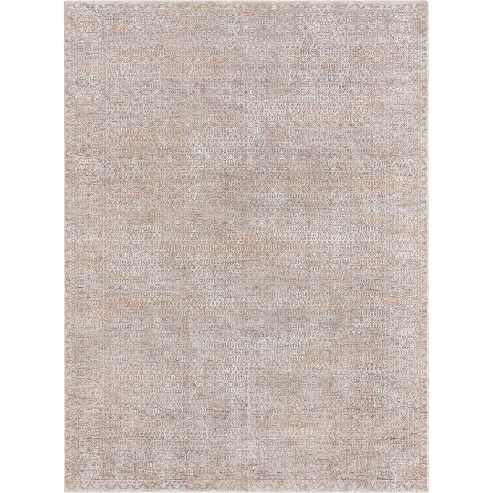 Well Woven Ethos Echo Vintage Tribal, Beige 5 ft. 3 in. x 7 ft. 7 in ...