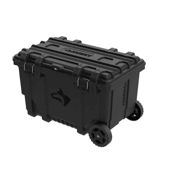 Husky 36.5 in. Black Heavy Duty Large Rolling Toolbox with Tool Tray ...