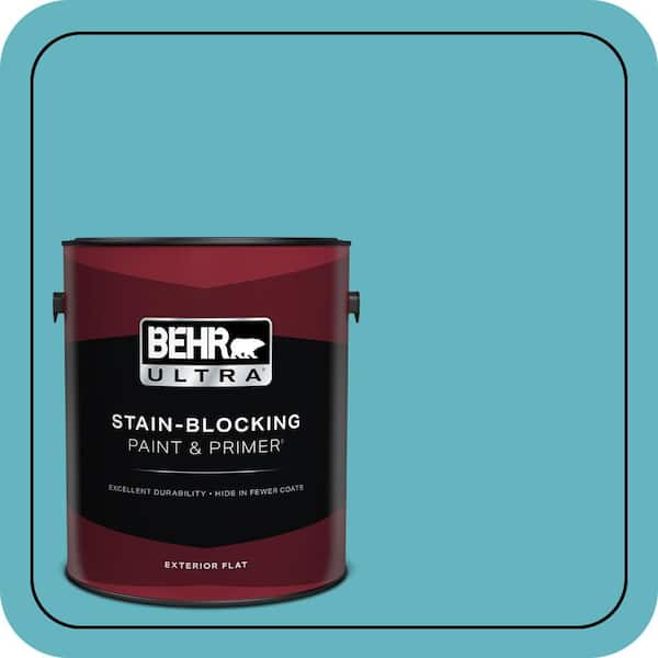 BEHR ULTRA 1 gal. #MQ4-51 Adonis Flat Exterior Paint & Primer 485401 ...