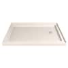 DreamLine SlimLine 48 in. x 36 in. Double Threshold Shower Pan Base in ...